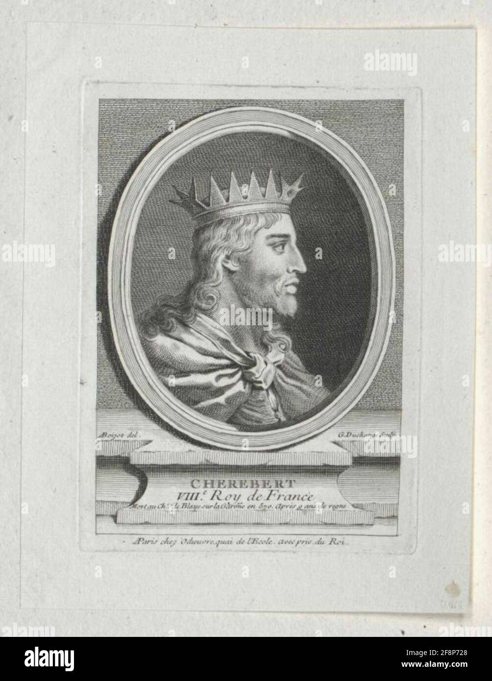 Charibert I, King of Franconia Stock Photo - Alamy