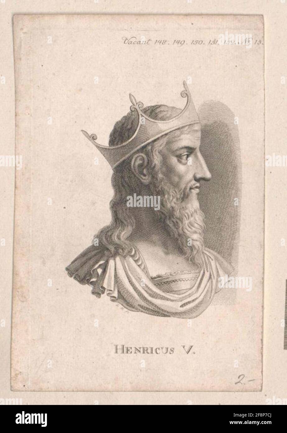 Heinrich V., Roman-German Kaiser Stock Photo - Alamy