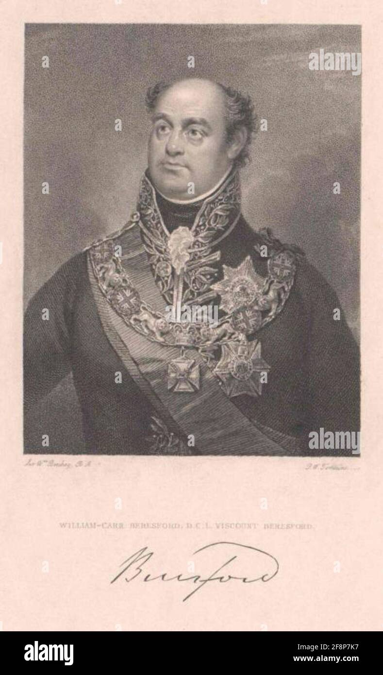 1st viscount beresford hi-res stock photography and images - Alamy