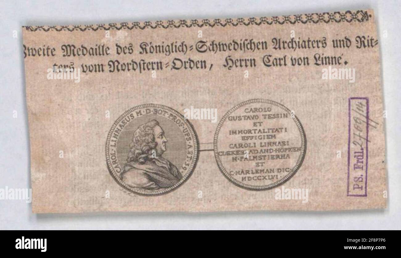 Linné, Charles of Stock Photo - Alamy