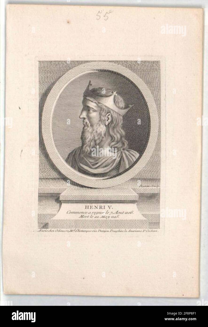 Heinrich V., Roman-German Kaiser Stock Photo - Alamy