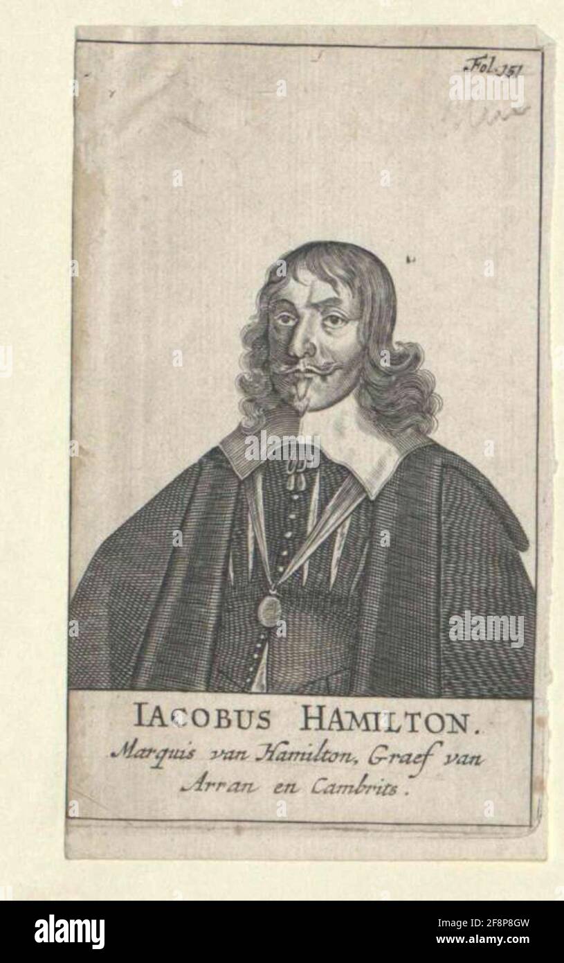 Hamilton, James Duke of Stock Photo - Alamy