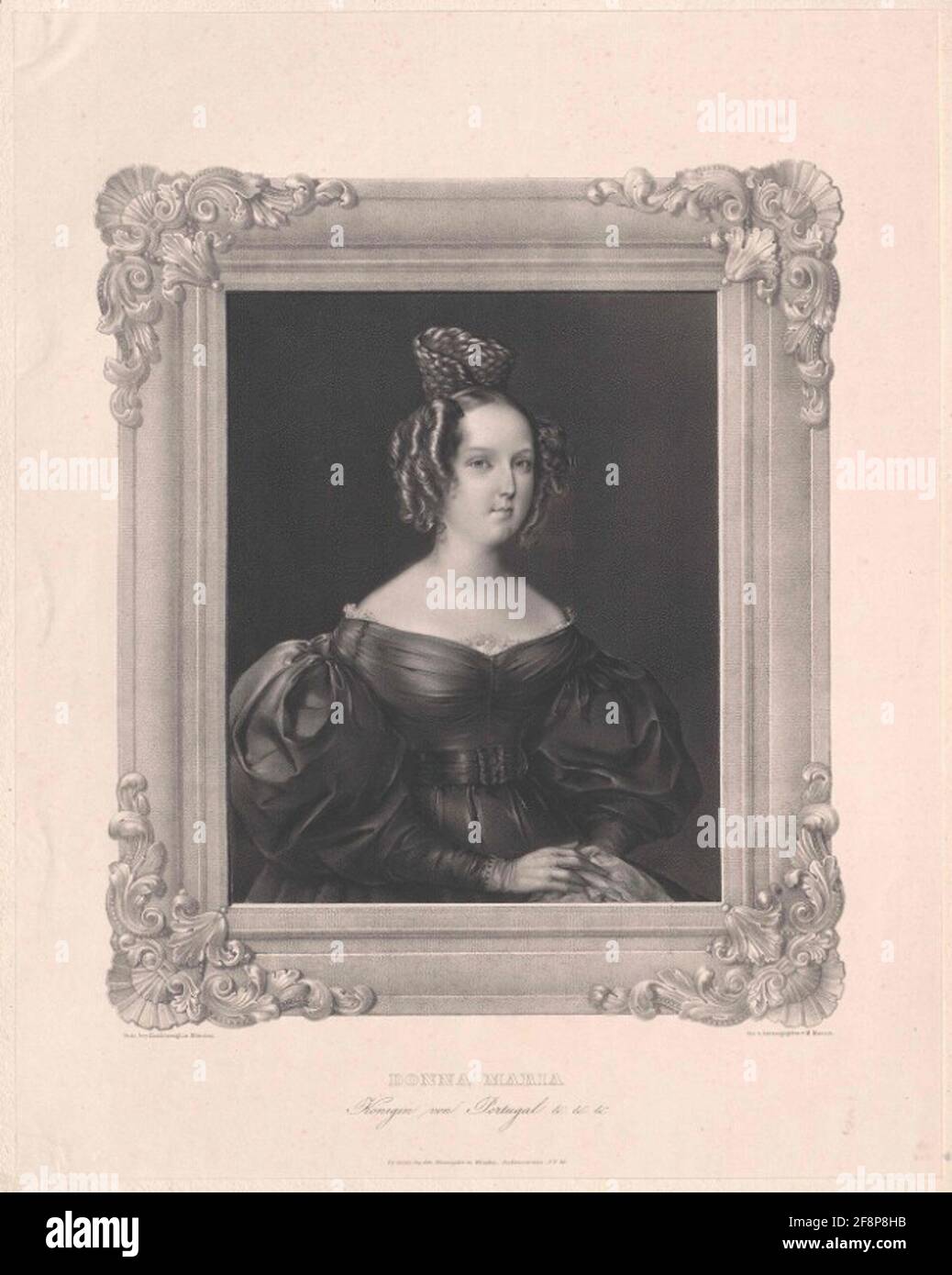 Maria II. Da Gloria, Queen of Portugal Stock Photo - Alamy