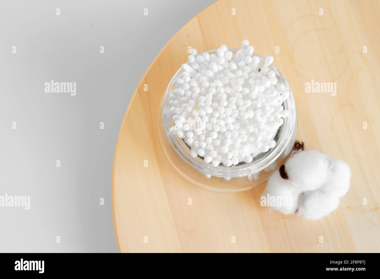 Cotton buds in ears hi-res stock photography and images - Alamy