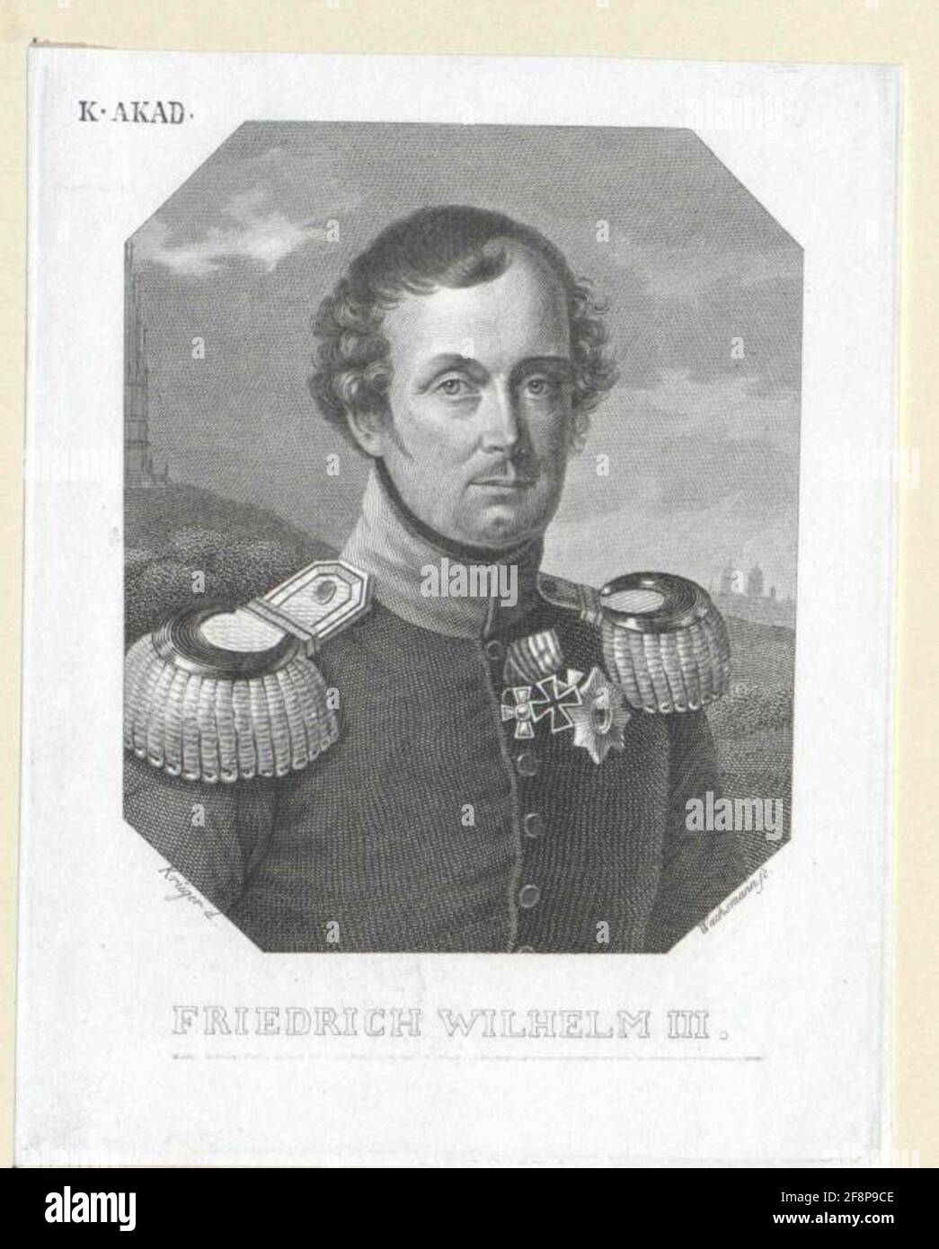 Friedrich Wilhelm III., King of Prussia Stock Photo - Alamy