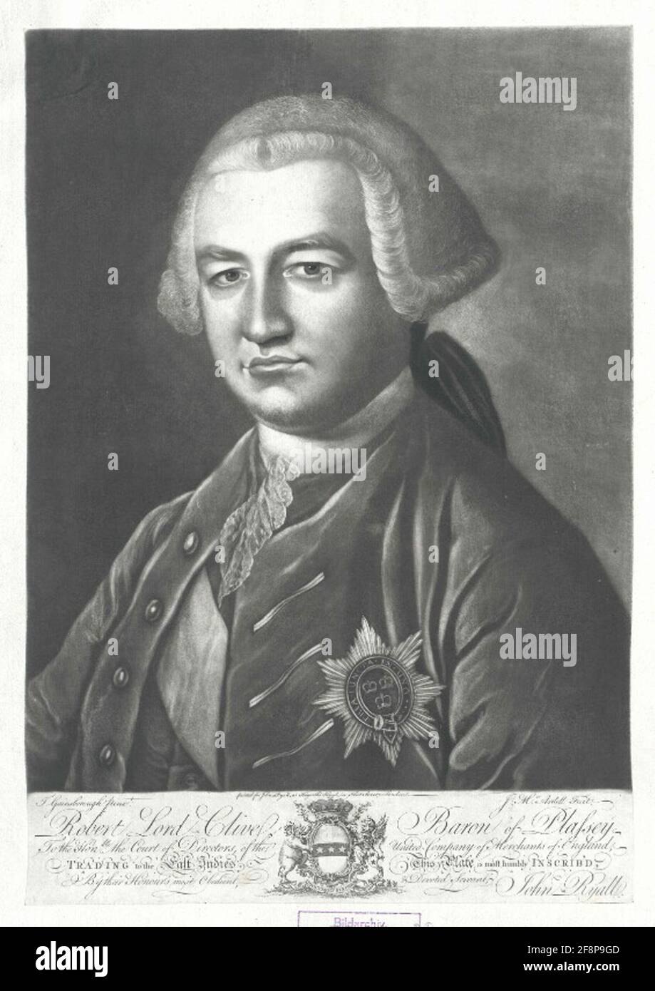 Clive, 1. Baron Clive of Plassey, Robert Stock Photo - Alamy