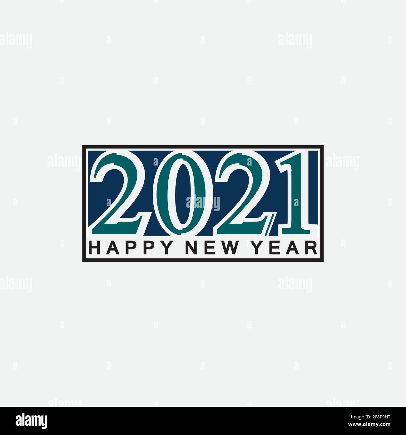 2021 new year icon vector illustration design template.Design for ...