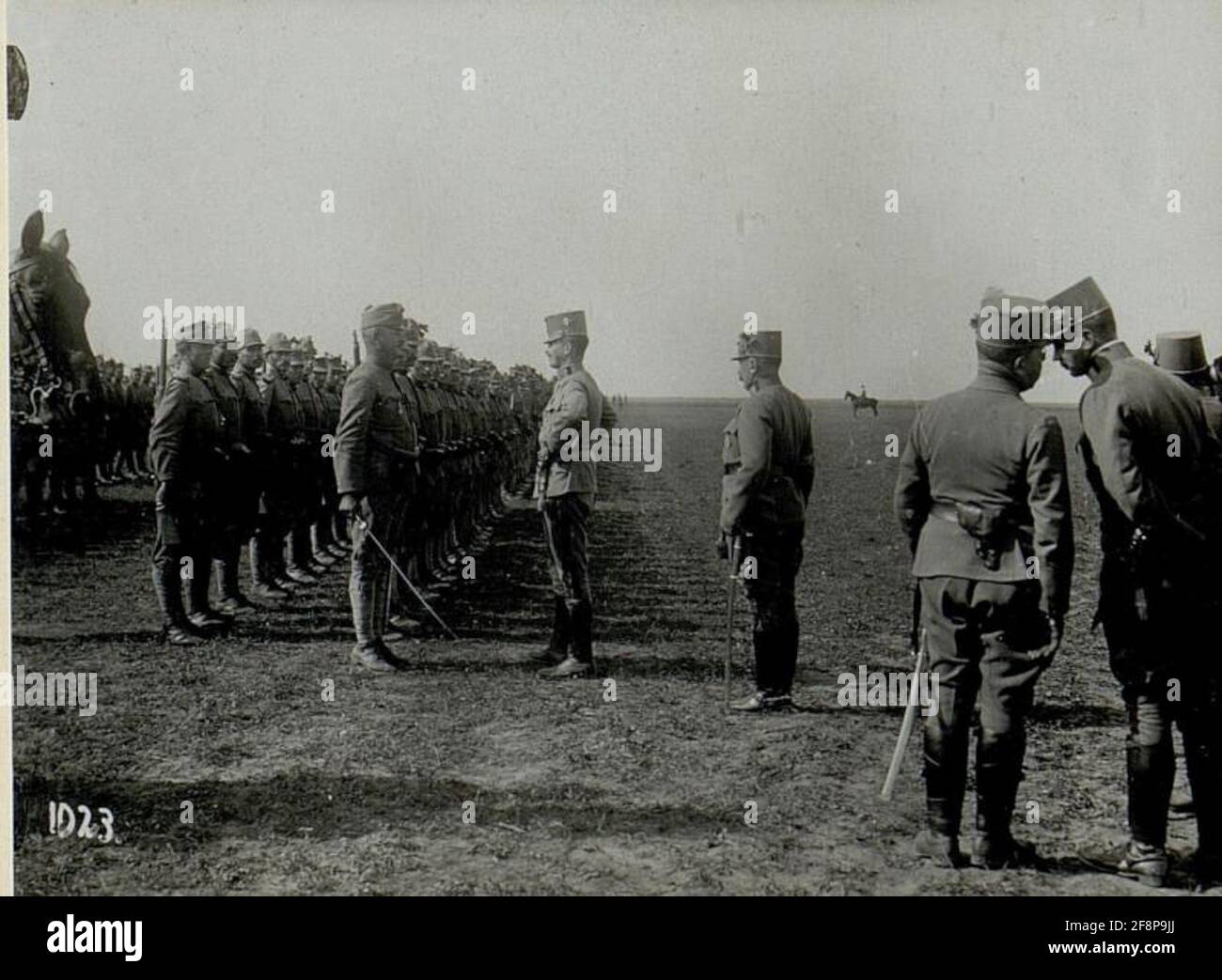 Inspecting by Se.K.K.Hoism Archduke Karl Franz Josef Stock Photo - Alamy