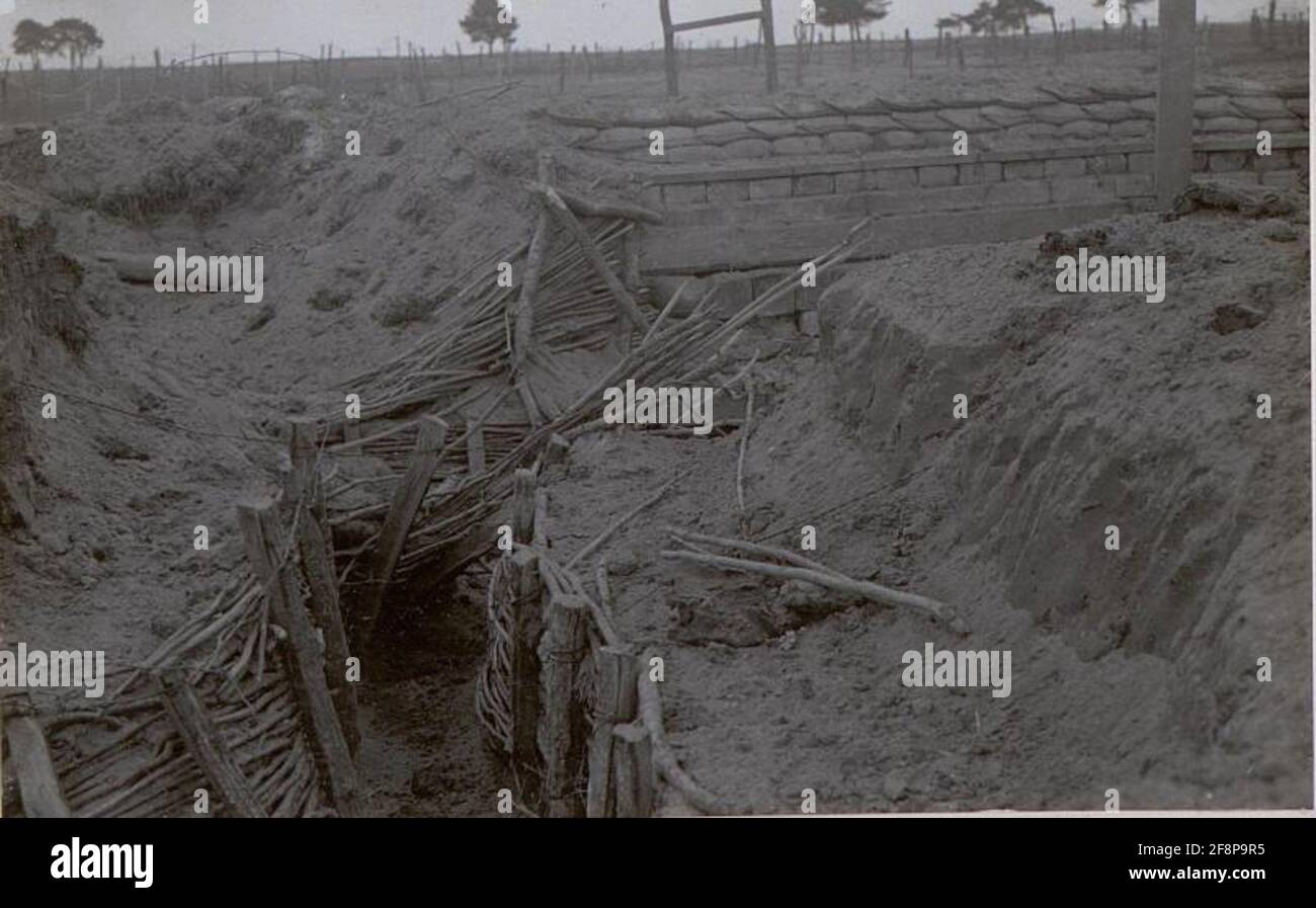 Technical course.verbield ditch Stock Photo - Alamy