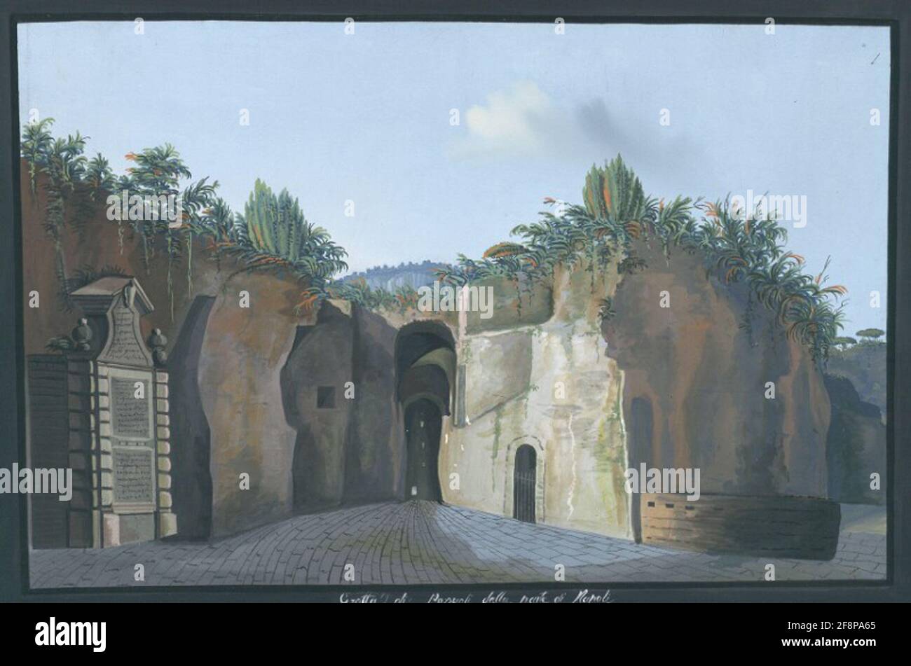 Cave of Pozzuoli of the part of Naples Stock Photo - Alamy