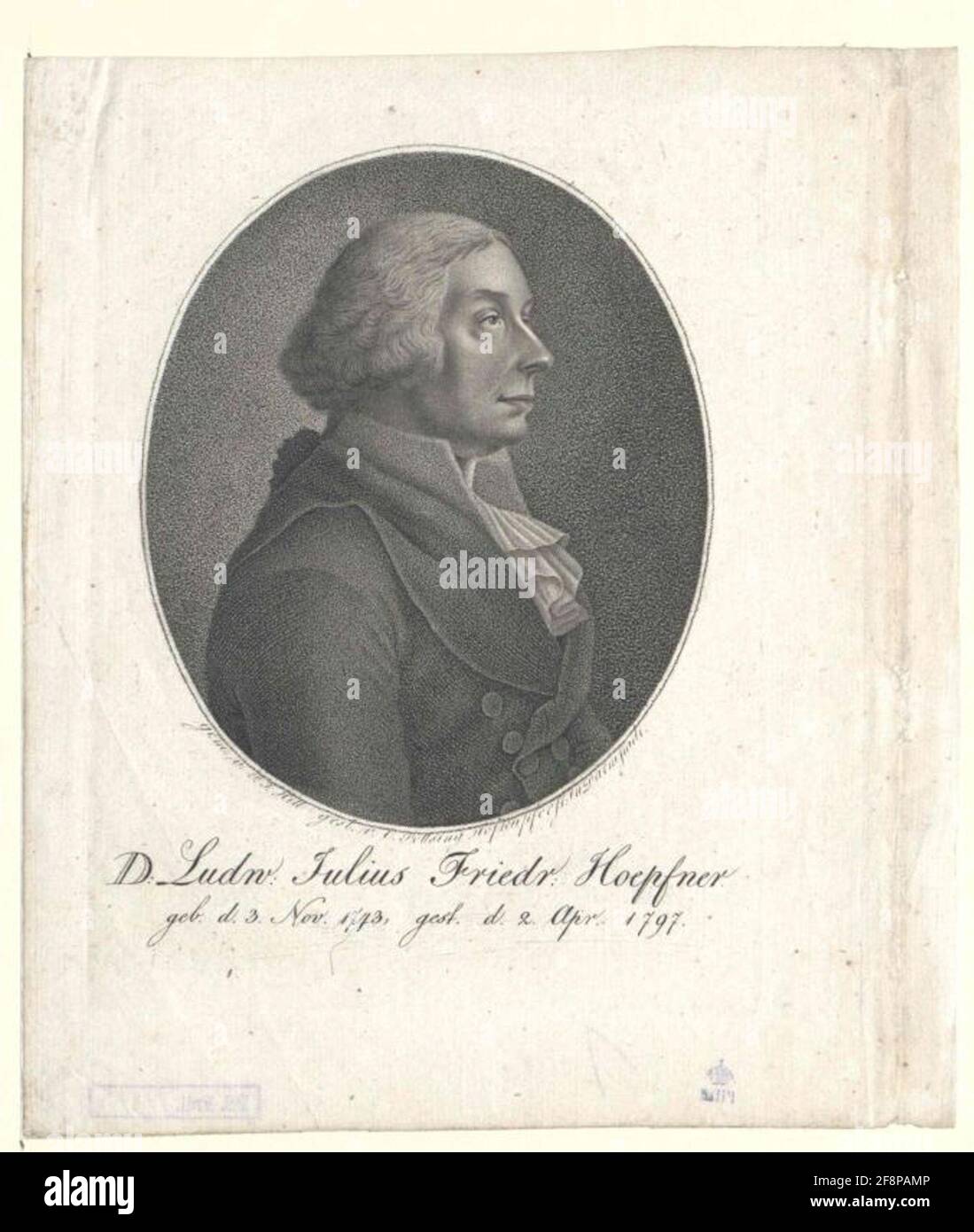 Höpfner, Ludwig Julius Friedrich Painter: Hill, Friedrich James Cutter ...