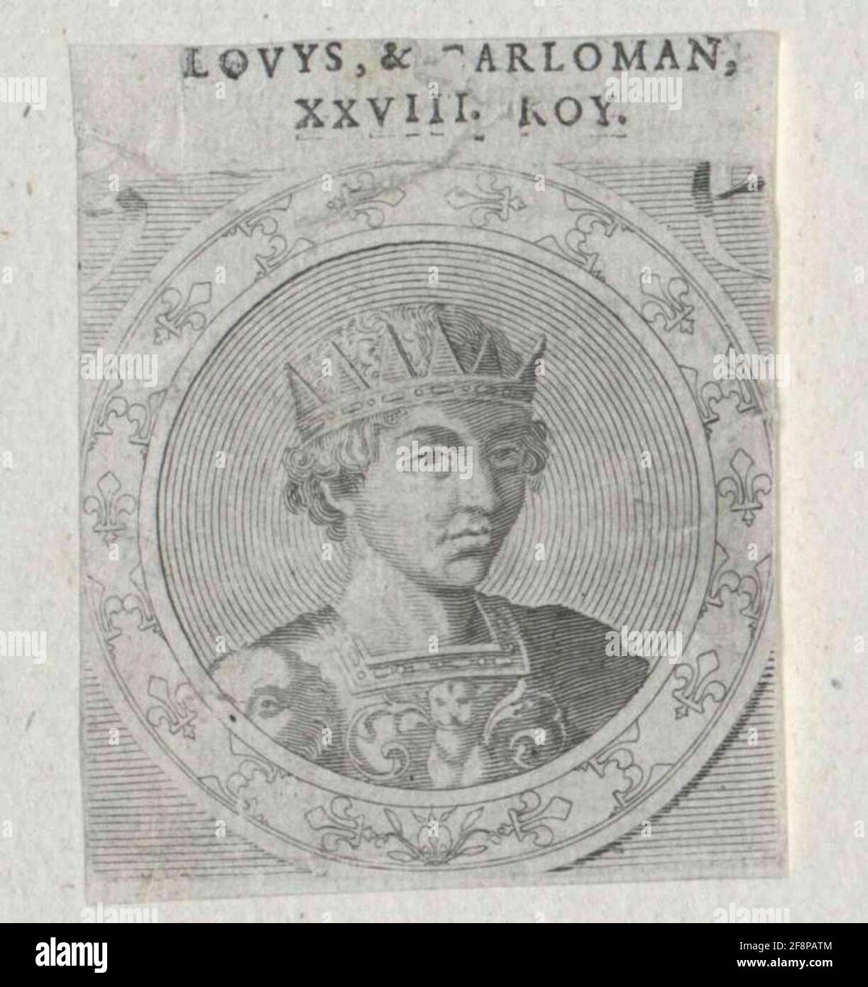 Ludwig III., The younger king Stock Photo - Alamy