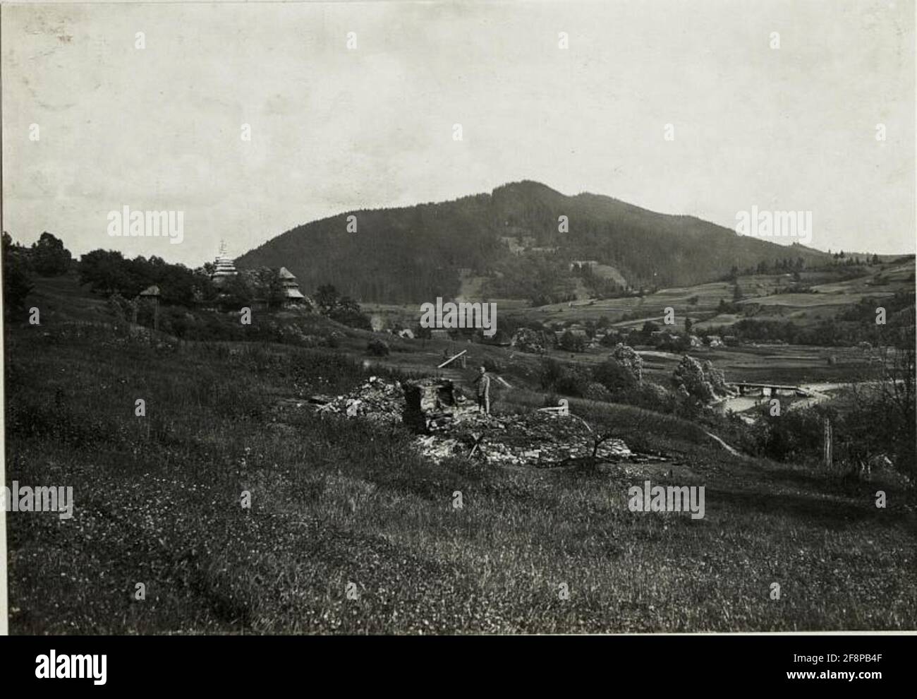 Holowiecko. View of the Makowka Stock Photo - Alamy