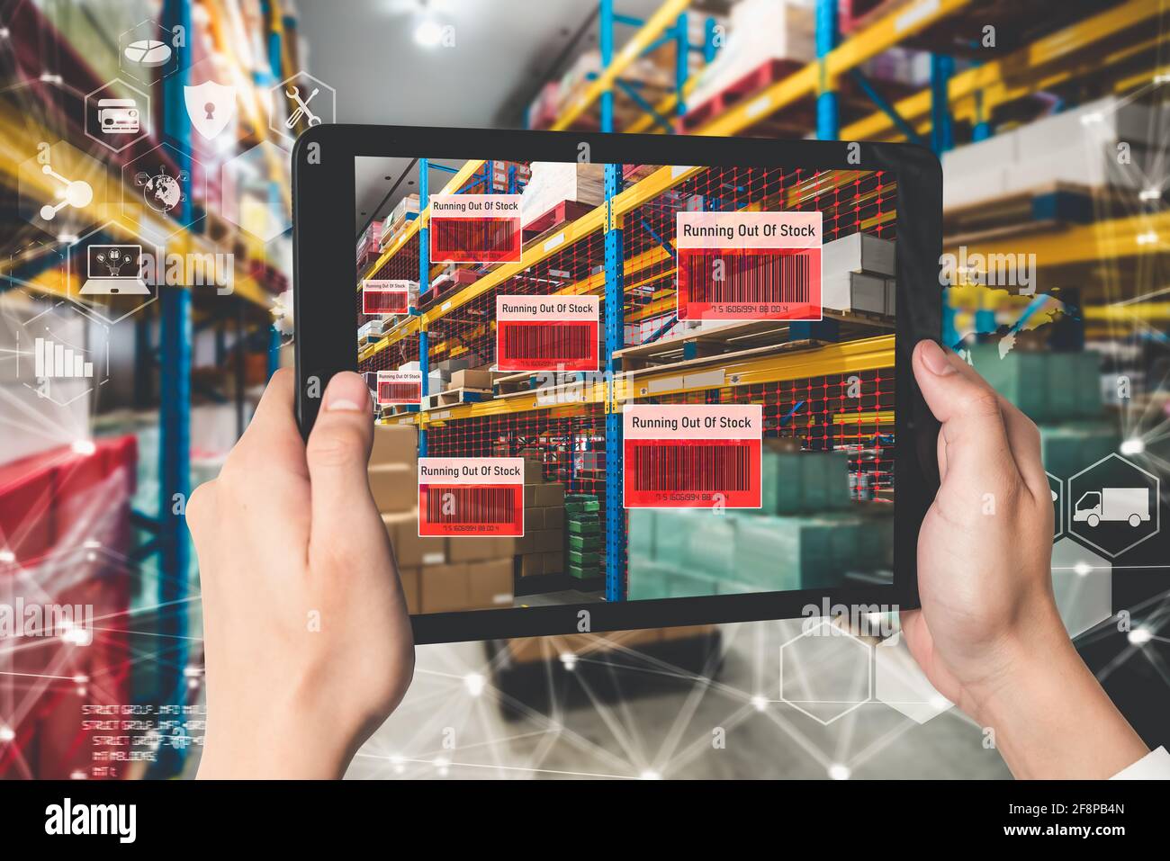 Smart warehouse management system using augmented reality technology to identify package picking ...