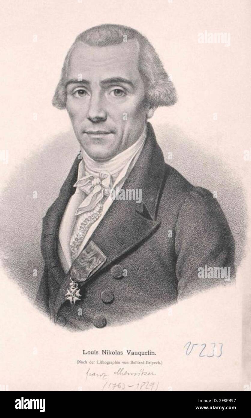 Louis nicolas vauquelin hi-res stock photography and images - Alamy