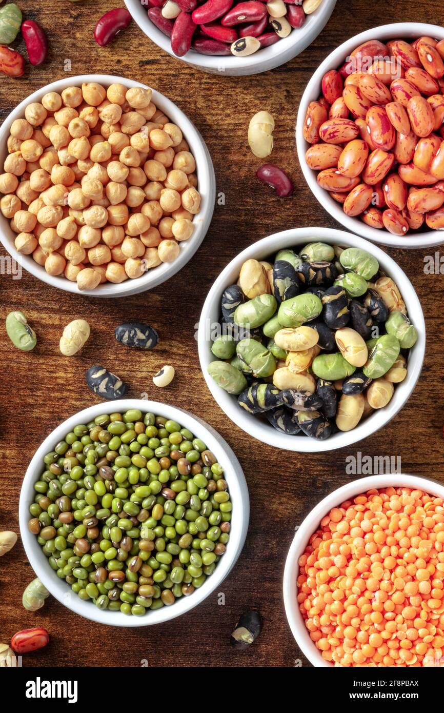 Pulses bowls hi-res stock photography and images - Alamy