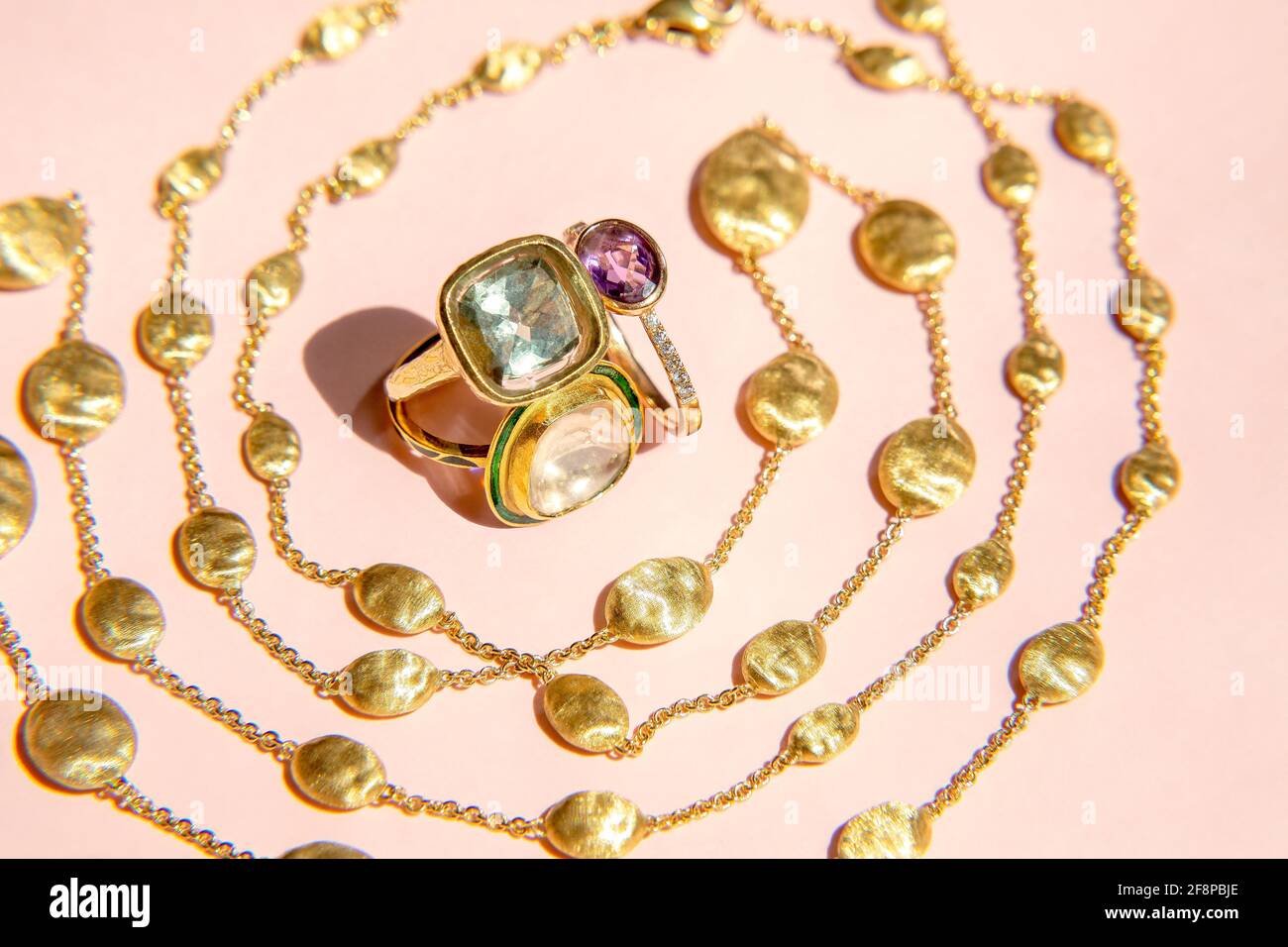 Semiprecious jewelry hi-res stock photography and images - Alamy