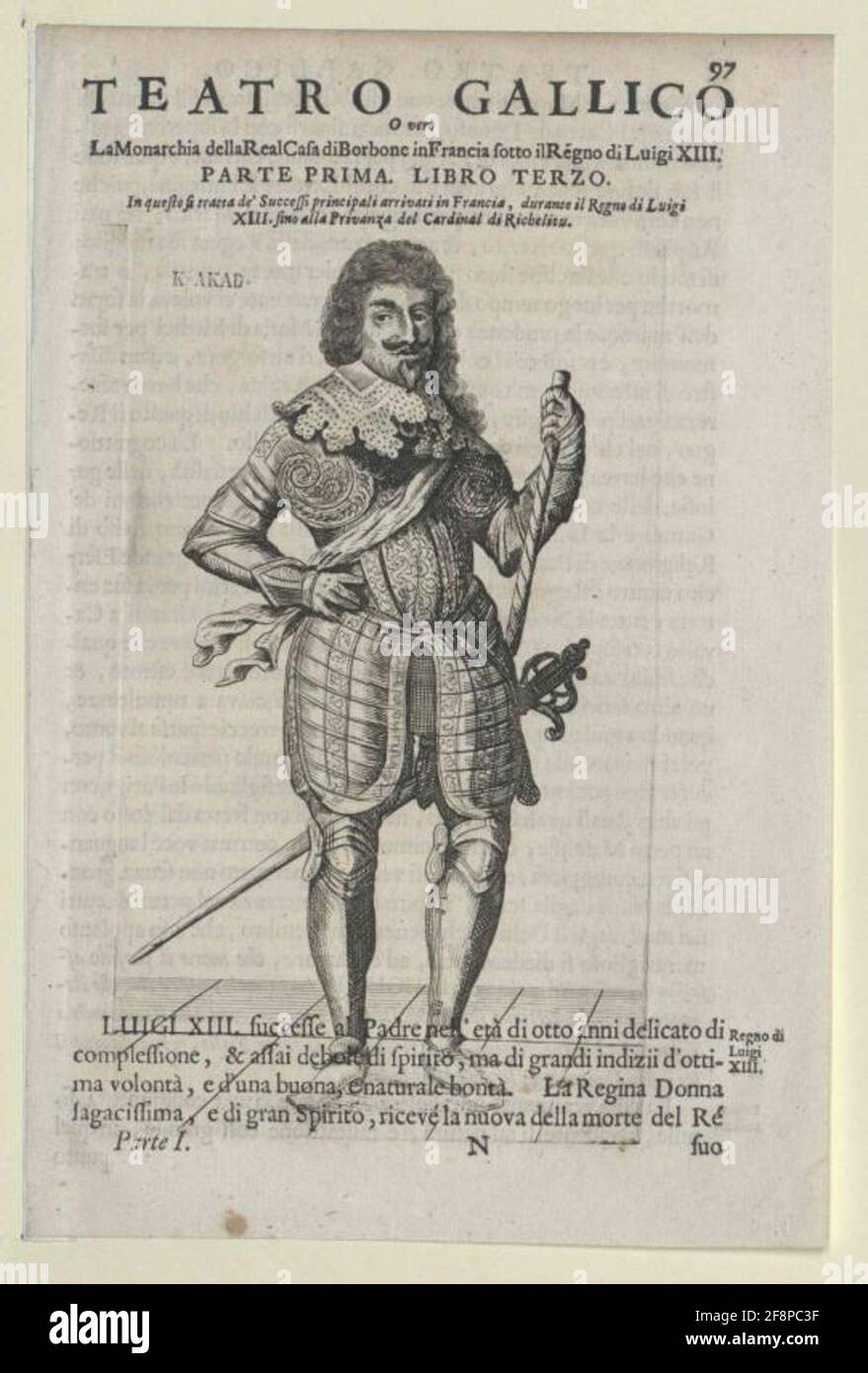 Ludwig XIII., King of France Stock Photo - Alamy