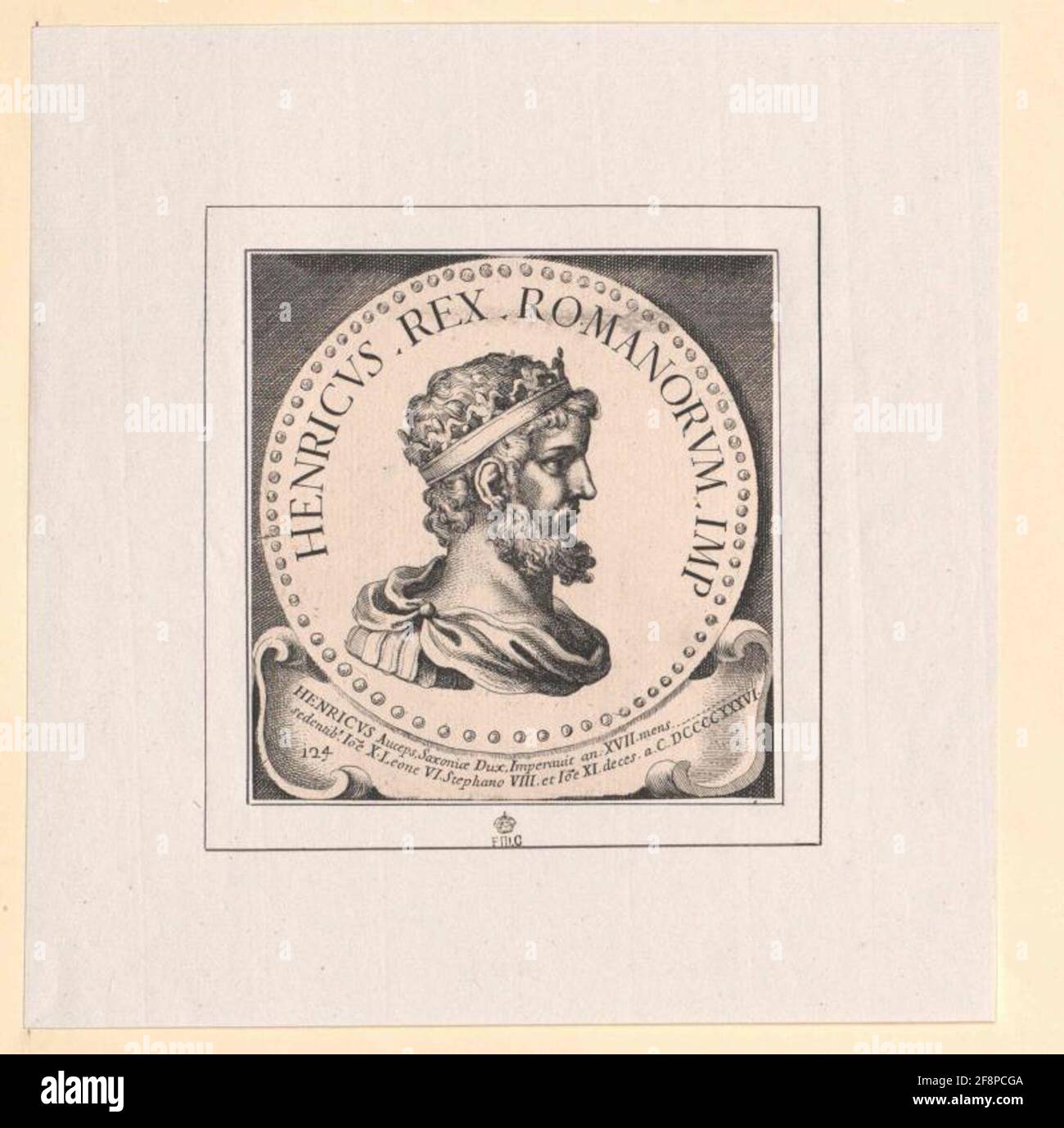 Heinrich I., German King Stock Photo - Alamy