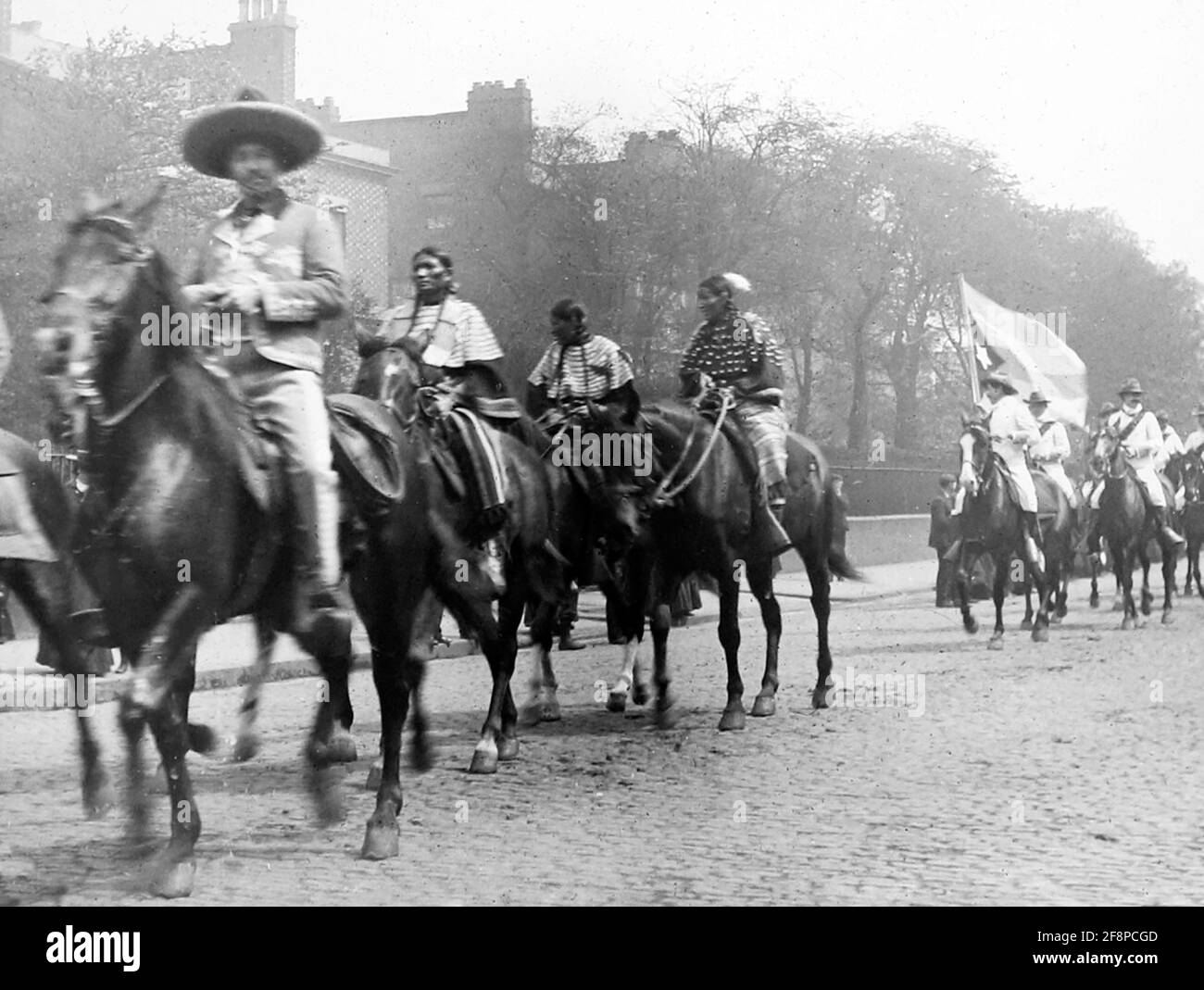 Buffalo bill's wild west show Black and White Stock Photos & Images - Alamy