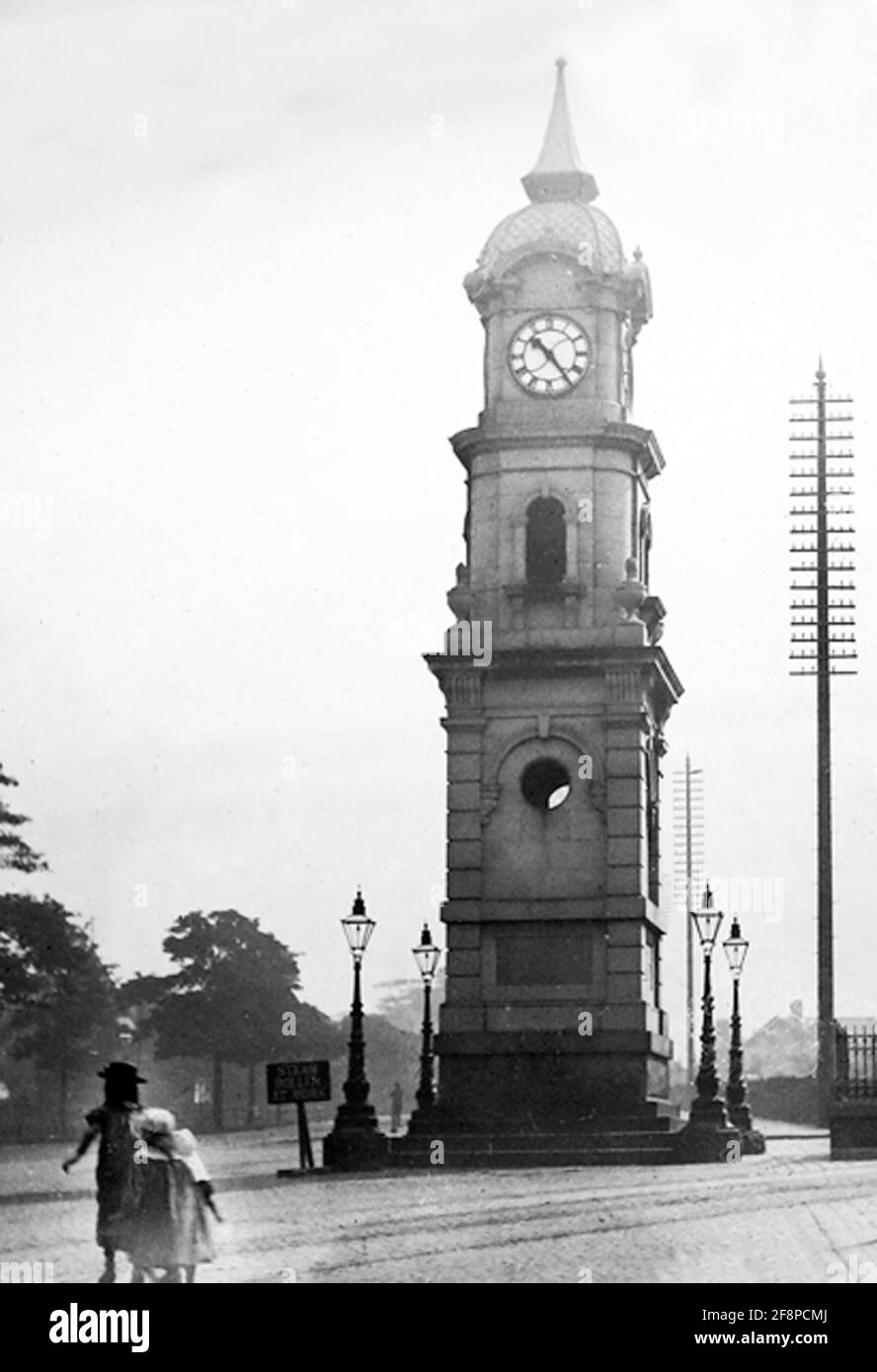 Picton Clock Tower, early 1900s Stock Photo - Alamy