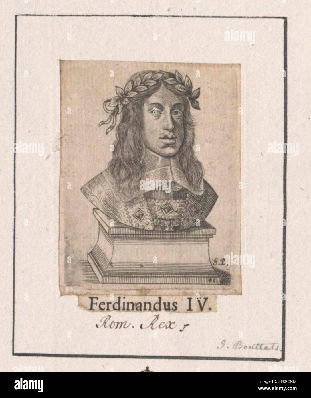 Ferdinand IV., Roman king Stock Photo - Alamy