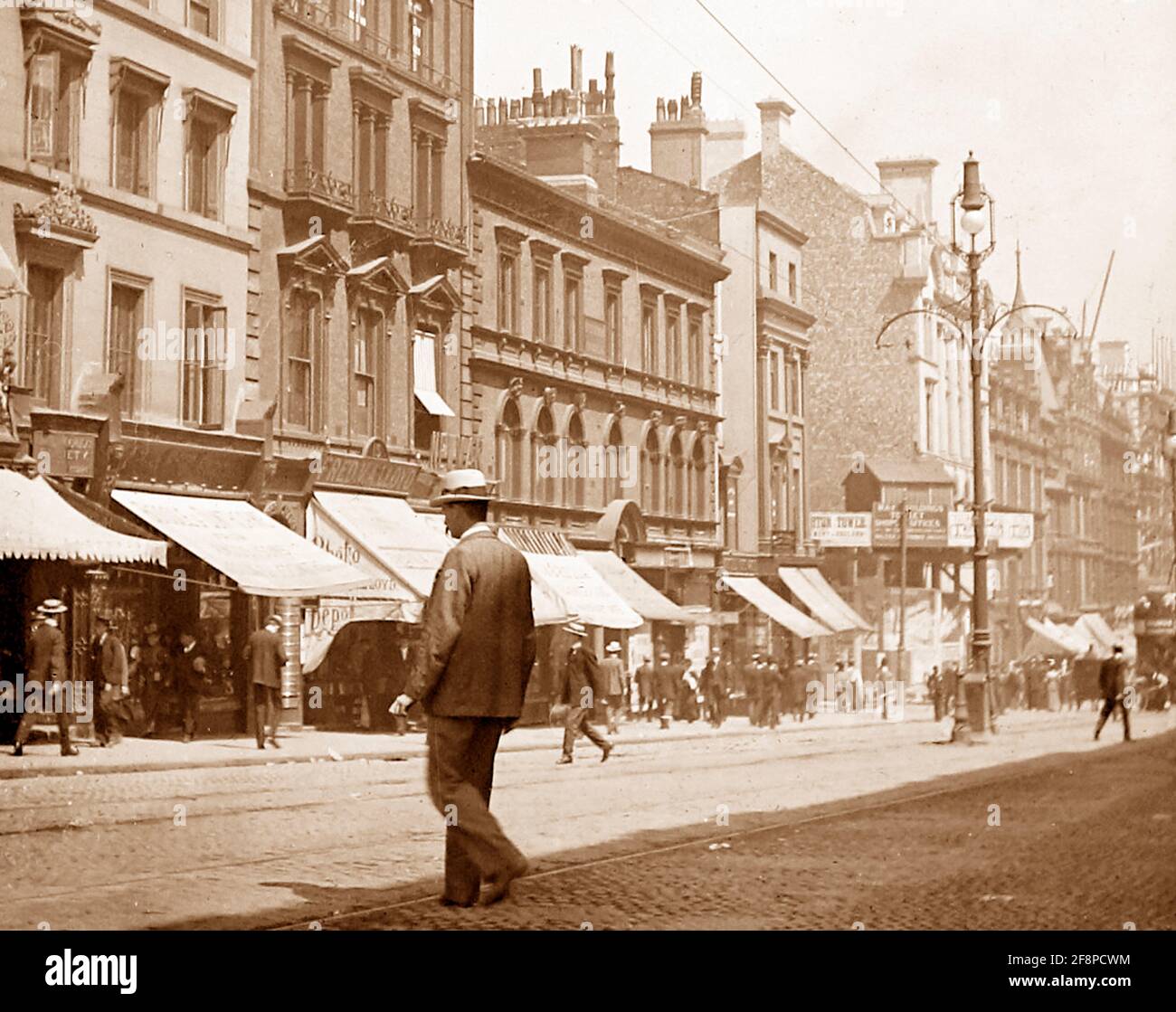 Lord Street, Liverpool, early 1900s Stock Photo - Alamy