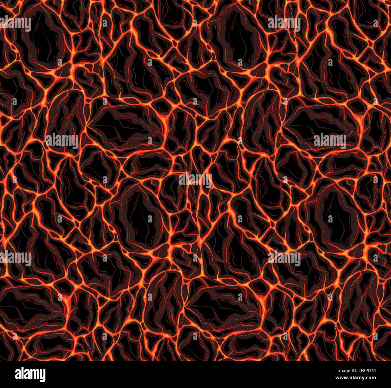 Seamless Magma Texture