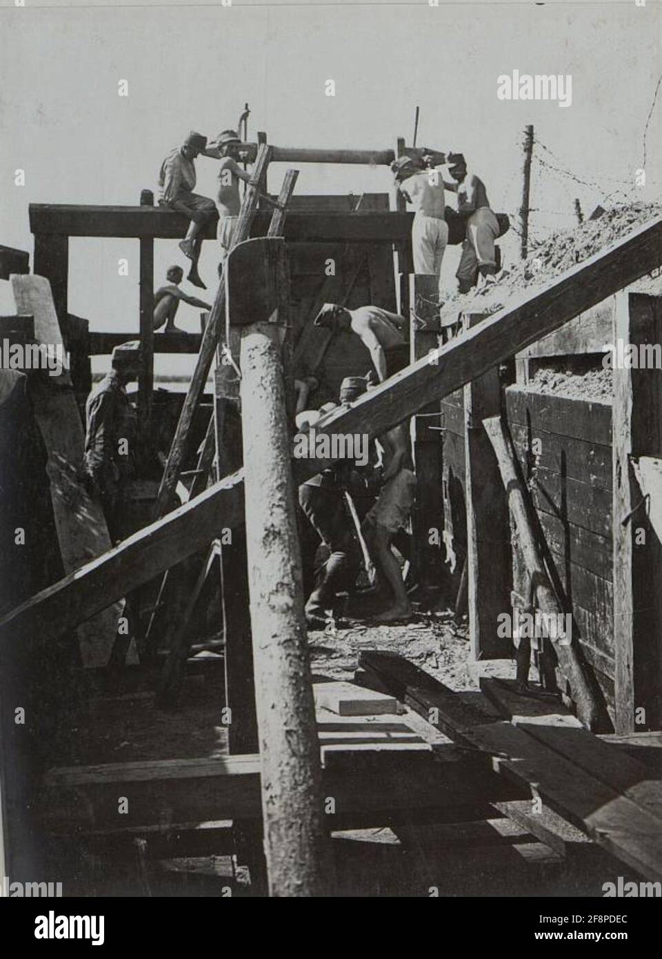 Lock at the Boldurka in the position of the field hunter battalion 6 ...