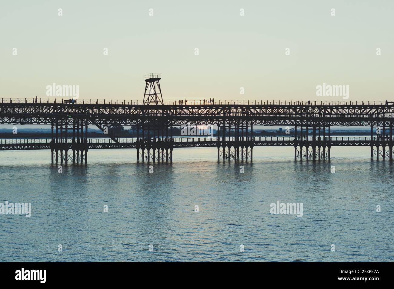 Rio Tinto Pier on the River Odiel in Huelva, Andalusia, Spain Stock ...