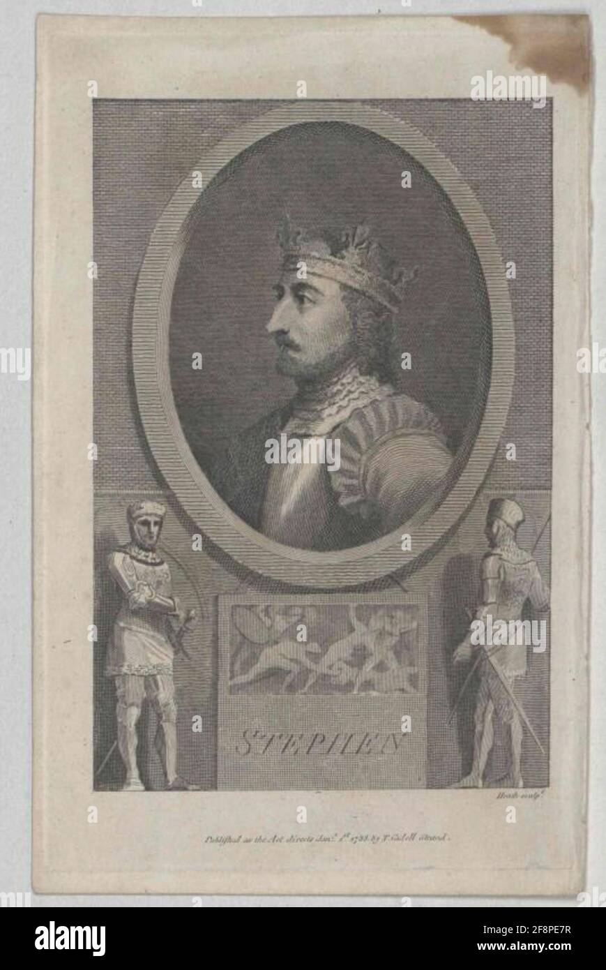 Stephan, King of England Stock Photo - Alamy