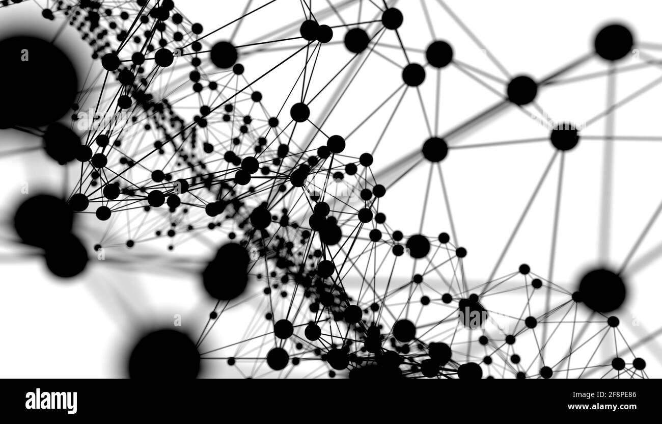 Molecule And Communication Background. Brochure or web banner design ...