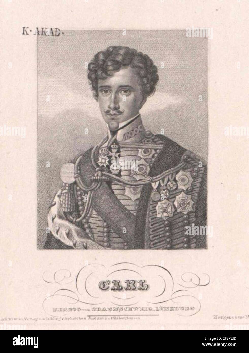 Karl III., Duke of Braunschweig-Wolfenbüttel Stock Photo - Alamy