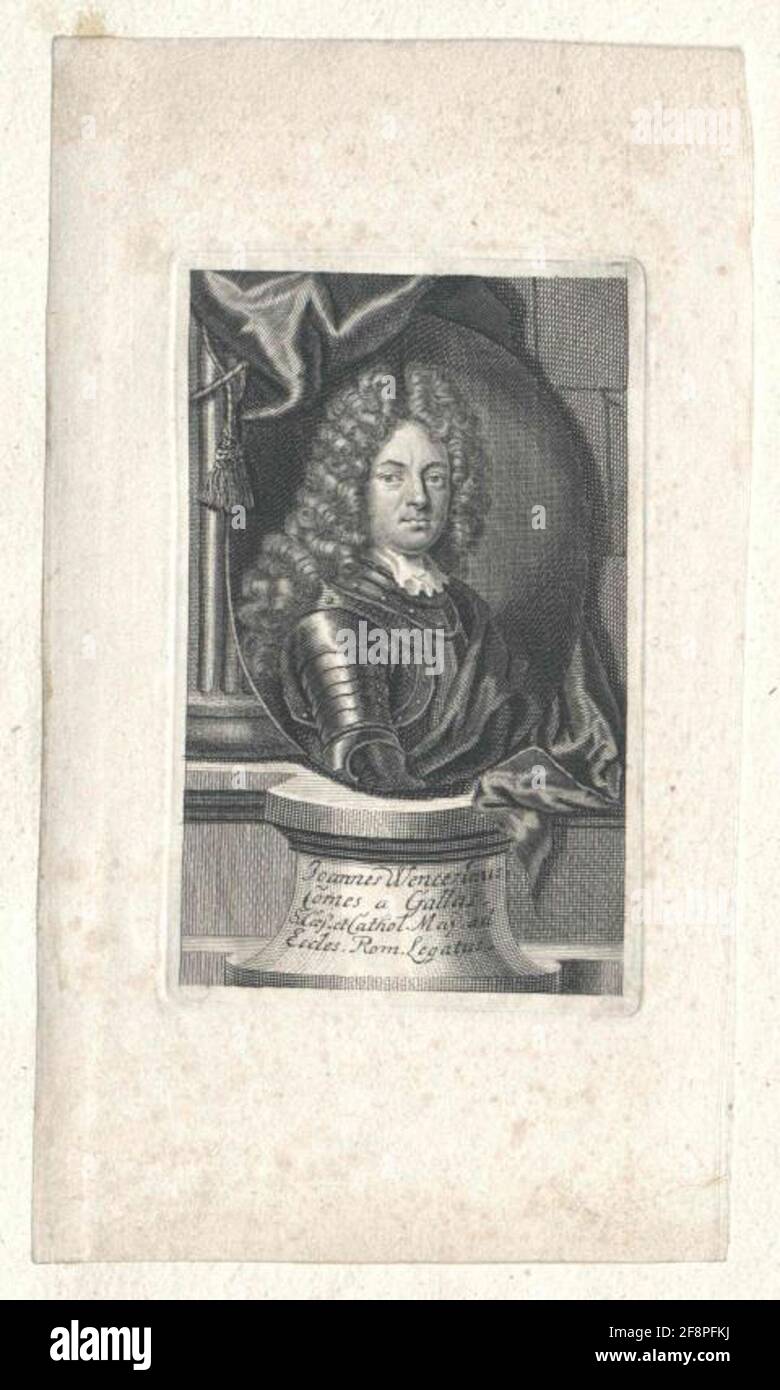 Gallas, Duke of Lucera, Johann Wenzel Graf von Stock Photo - Alamy