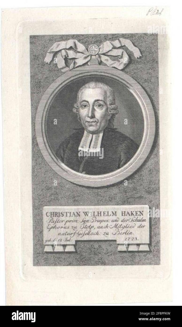 Hook, Christian Wilhelm Stock Photo - Alamy