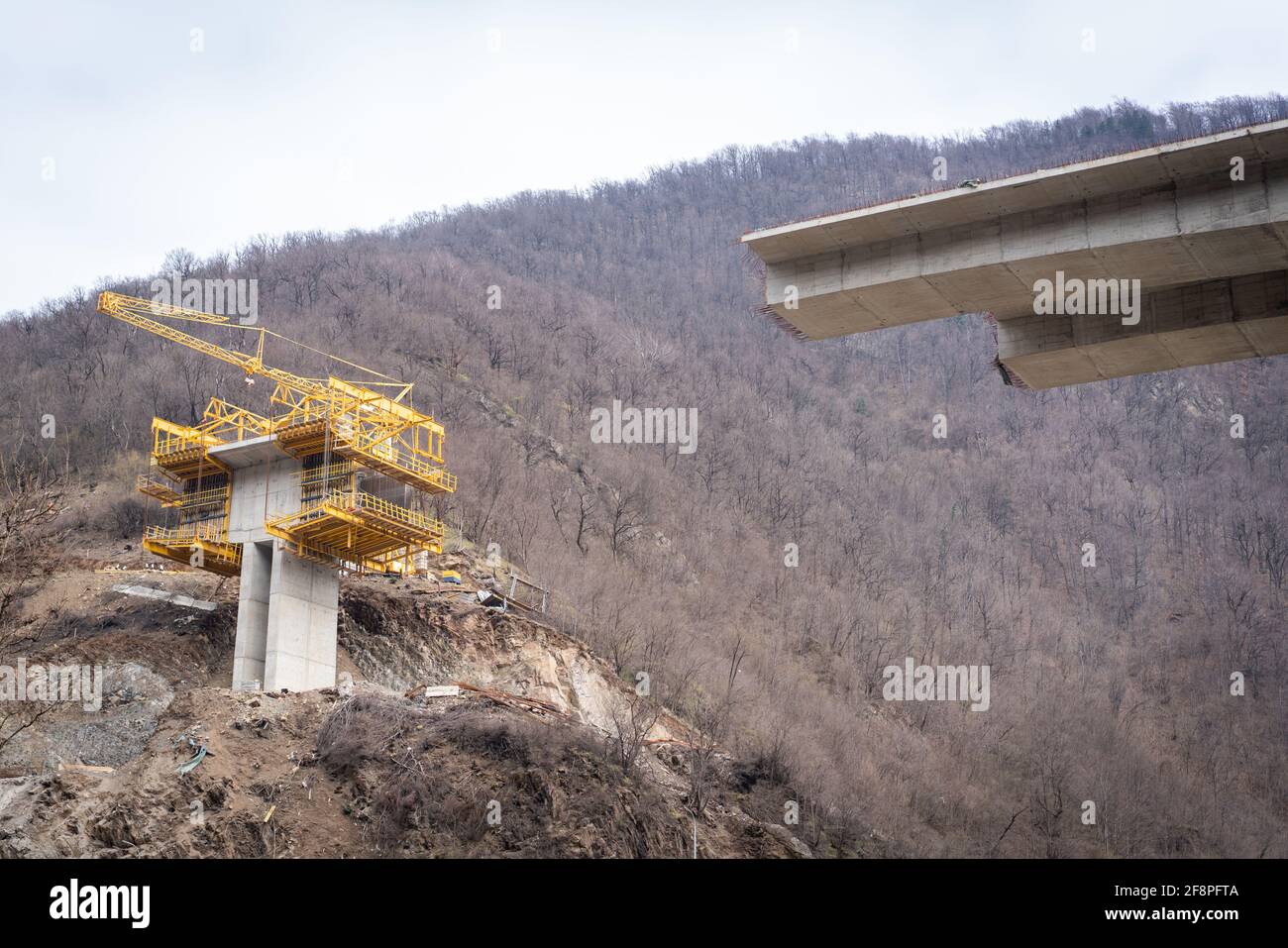 New highway bridge under construction hi-res stock photography and ...