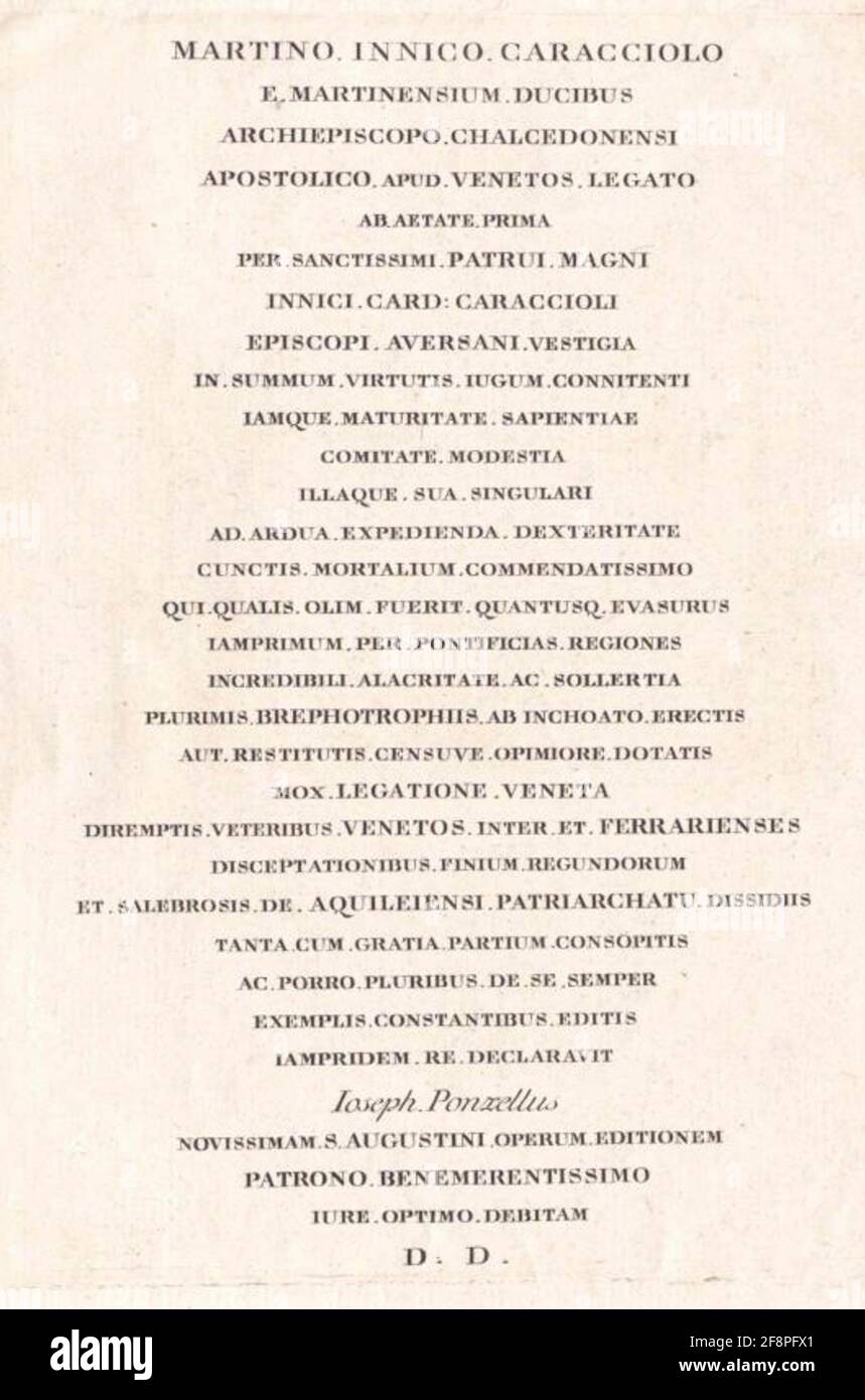 Caracciolo, Martino Innico Stock Photo - Alamy