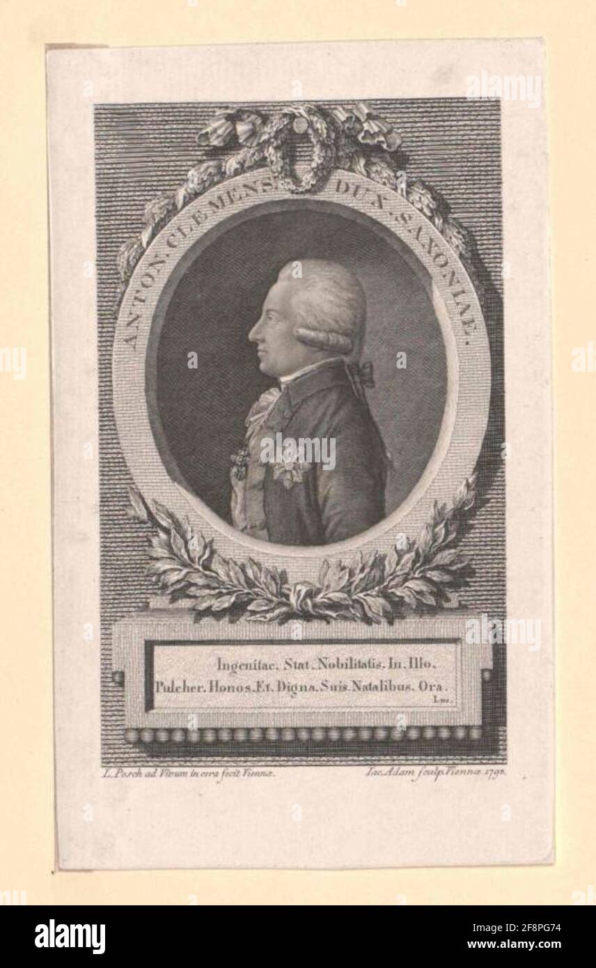 Anton I, King of Saxony Stecher: Adam, Jacobfactic place of origin ...