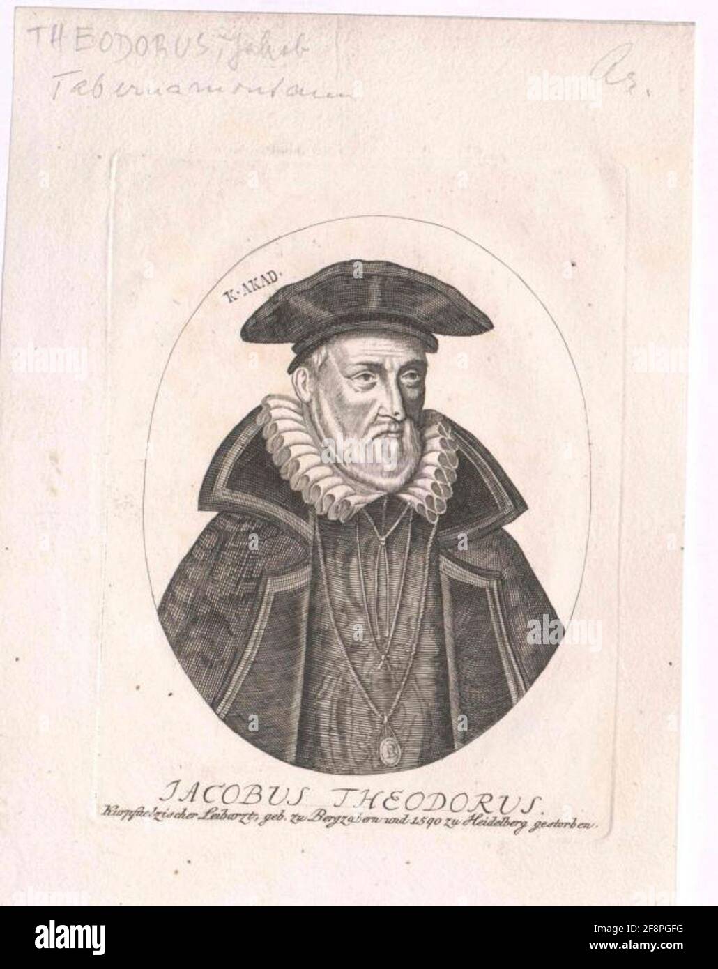 Theodorus, Jacob Stecher: Unknown artist dating: 1615/1668 Stock Photo ...