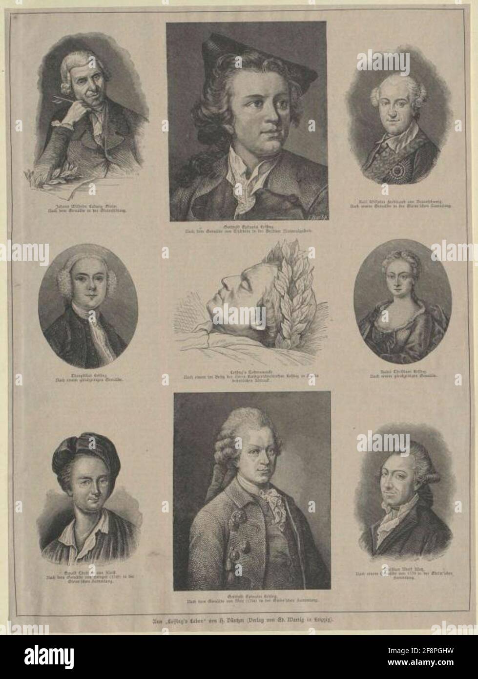 Lessing, Gotthold Ephraim Stock Photo - Alamy