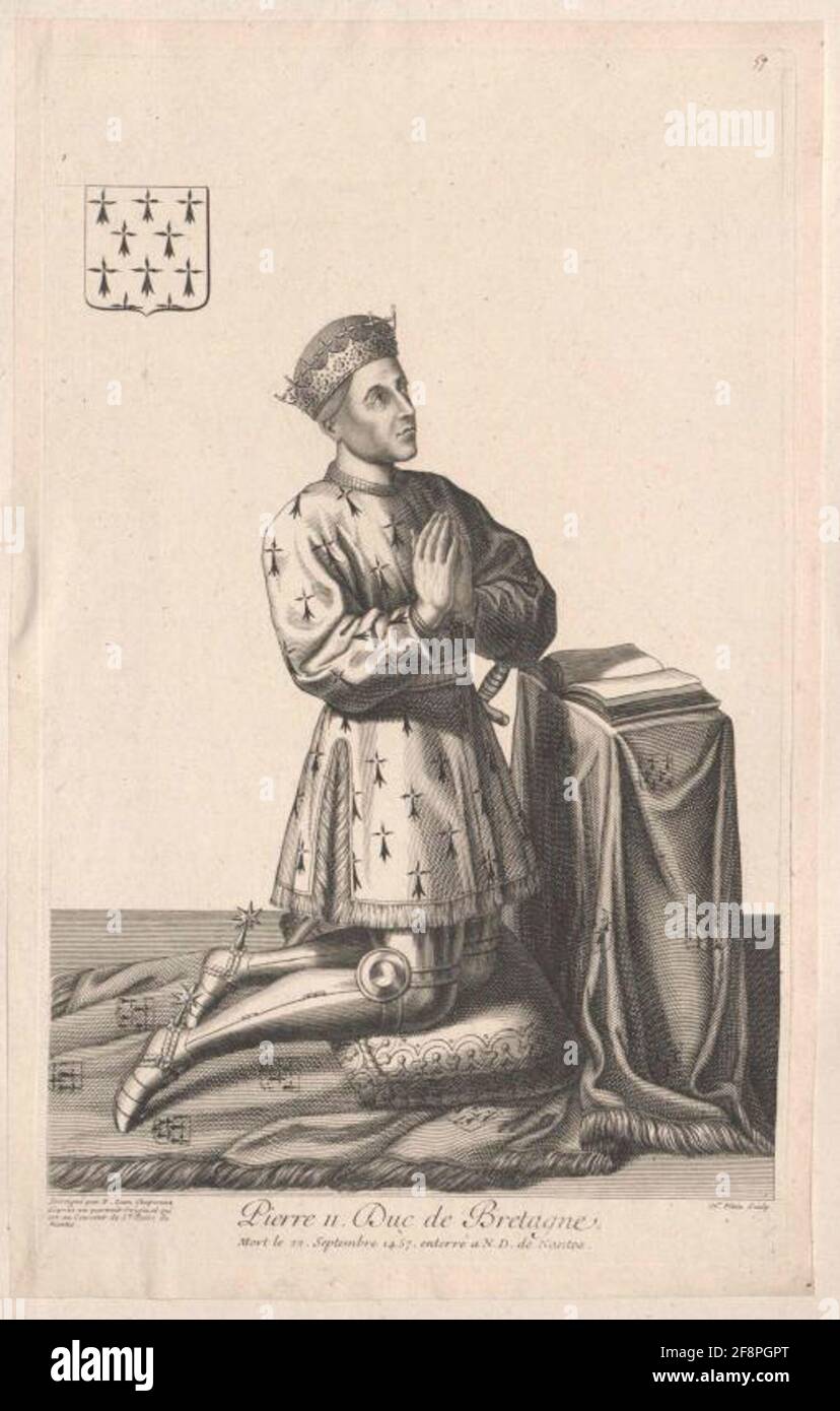Peter II, Duke of Brittany Stock Photo - Alamy