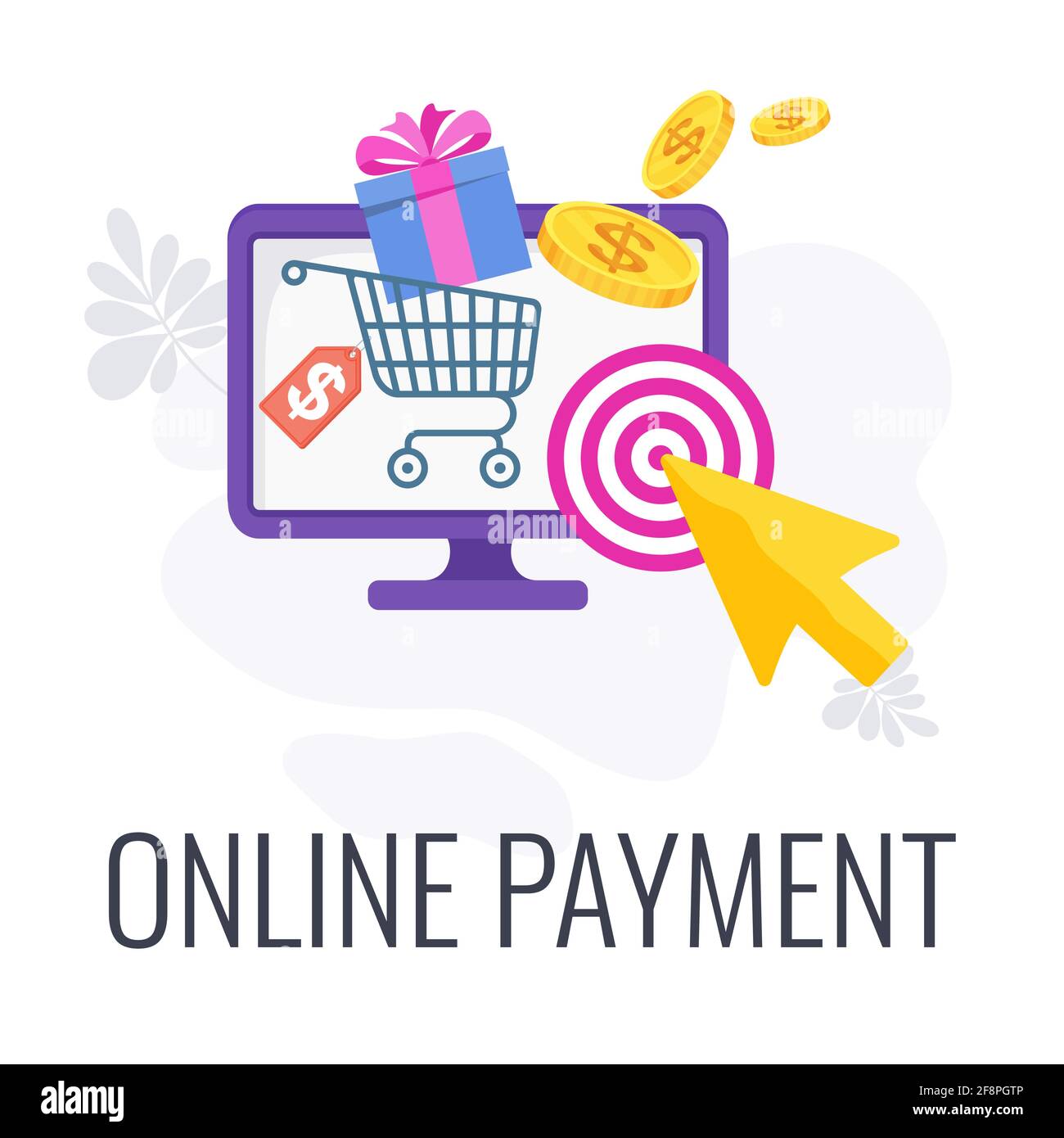 Online payment. Electronic transaction concept. Global internet banking ...