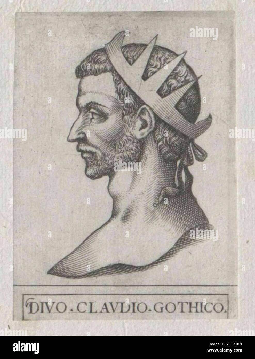 Claudius II Gothicus, Roman Emperor Stock Photo - Alamy