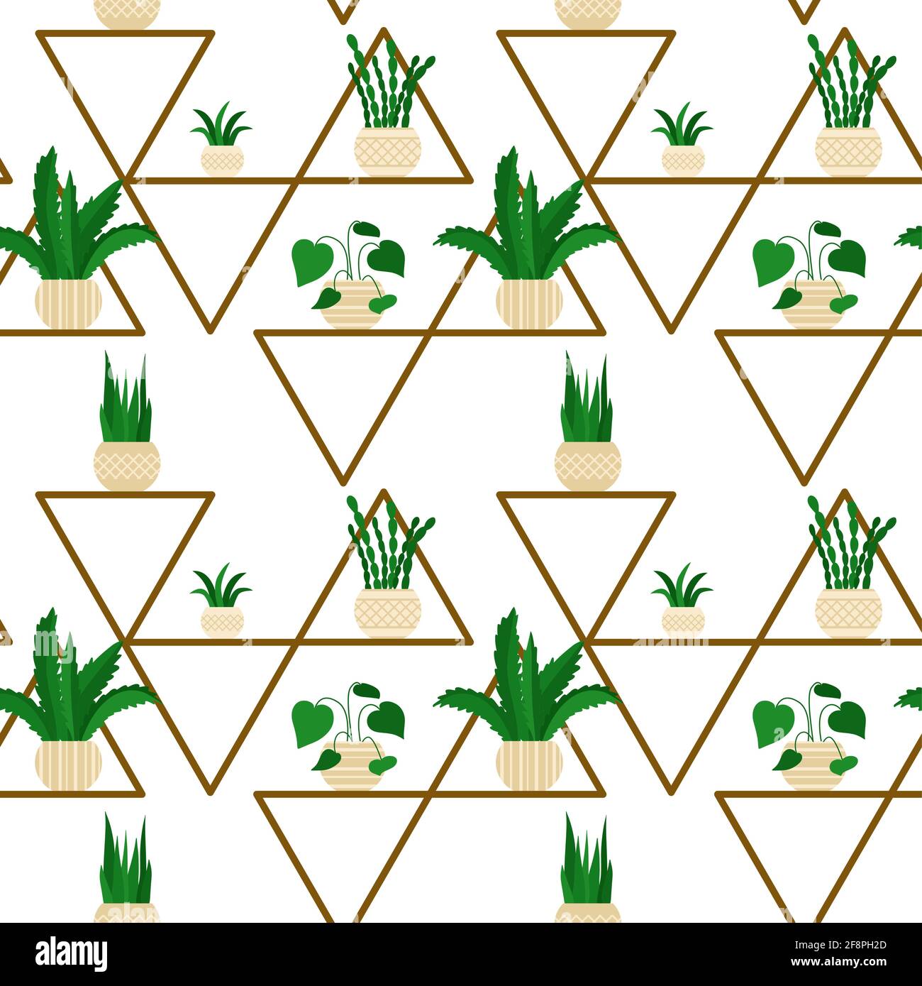 Shelf green plants on Stock Vector Images - Alamy