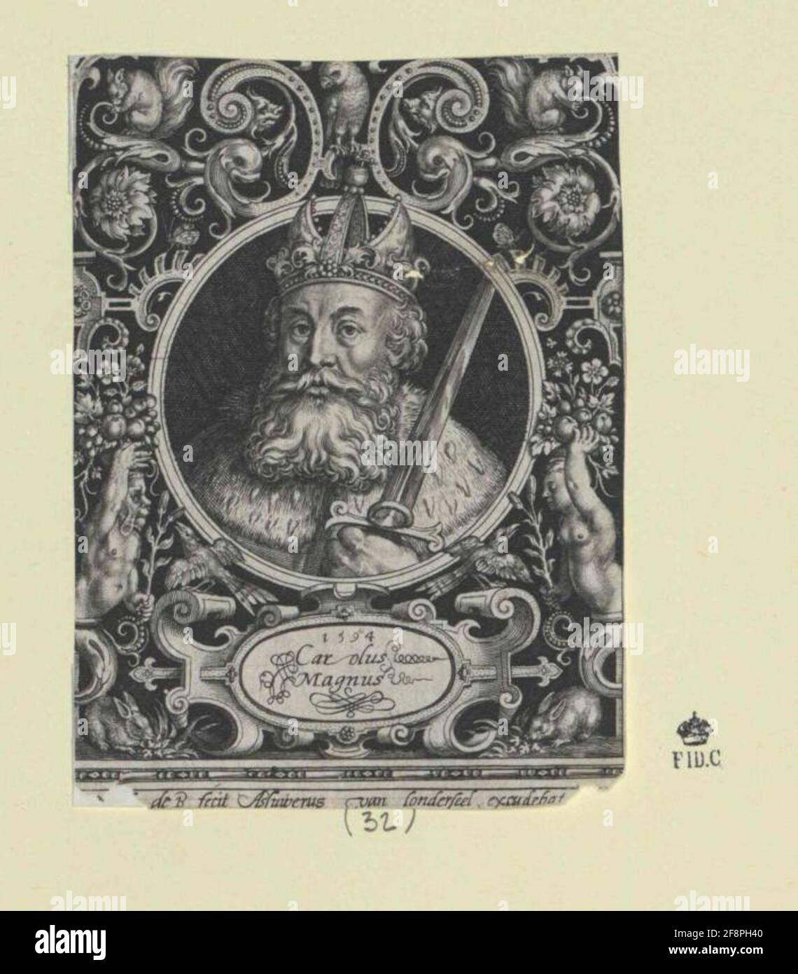 Karl I, the big, Roman emperor Stock Photo - Alamy