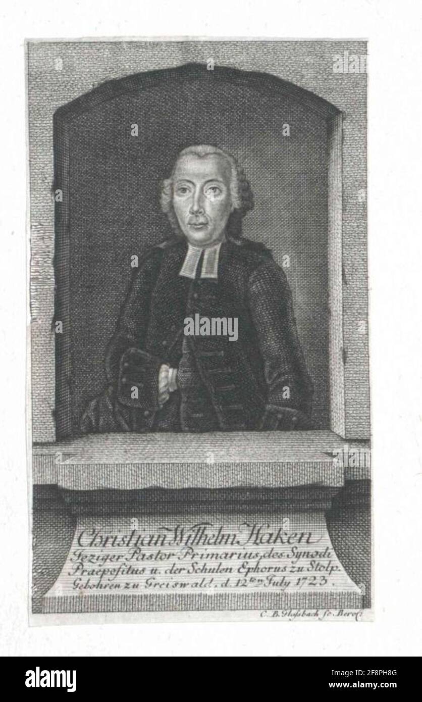 Hook, Christian Wilhelm Stock Photo - Alamy