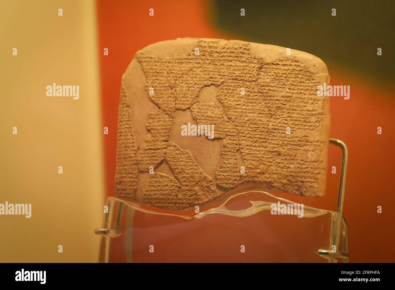 Treaty of Kadesh in Istanbul Archaeology Museum, Istanbul, Turkey Stock ...