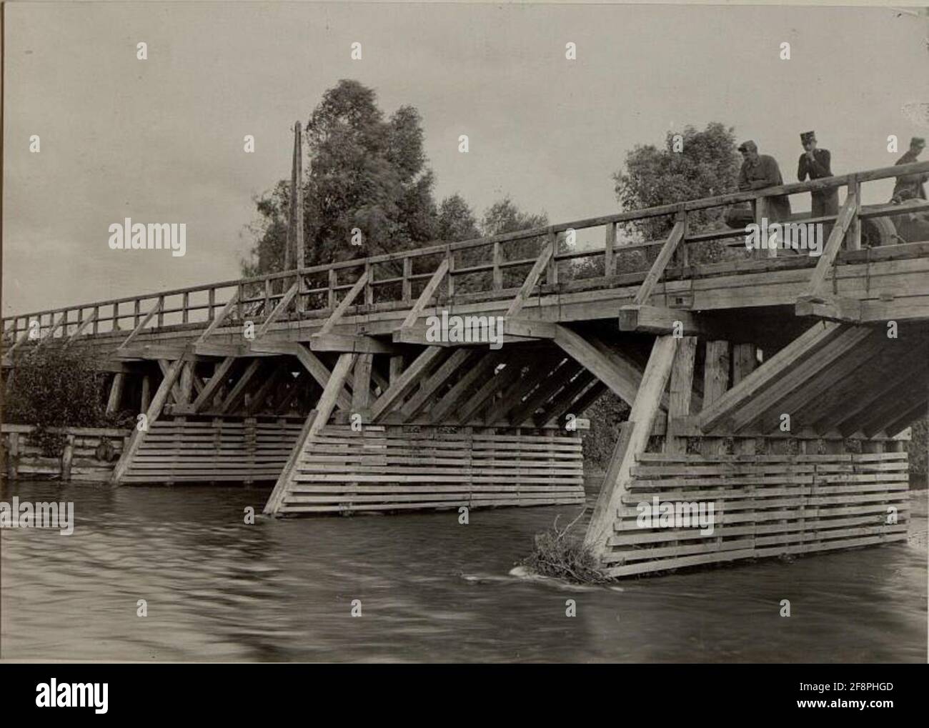 Gurk bridge at the castle. Open. Am 5 August 1916 Stock Photo - Alamy