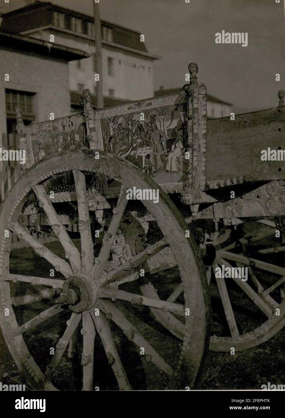 Recorded Italian cart. in Villach (war material collection point Stock ...