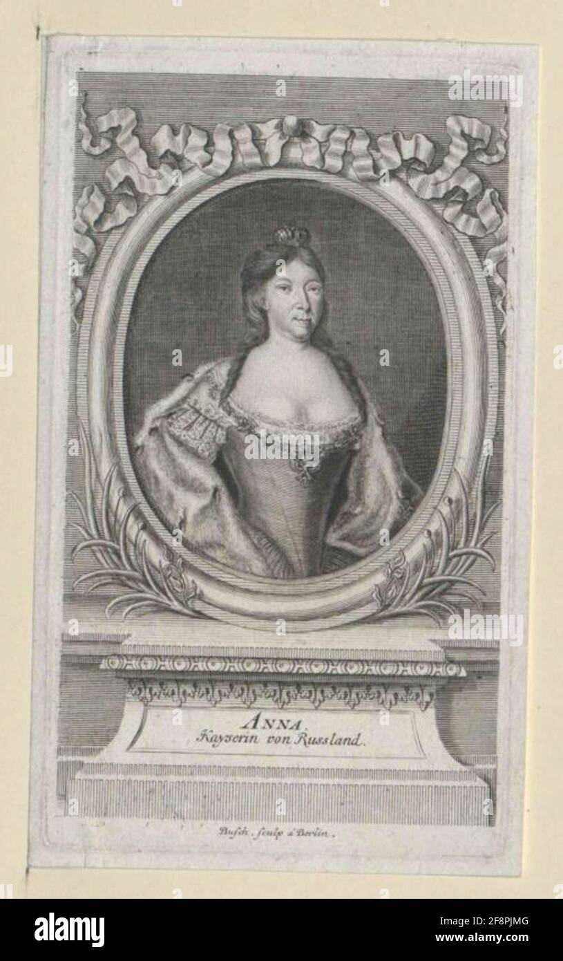 Anna Ivanovna, Empress of Russia 1730/1740 Stock Photo - Alamy